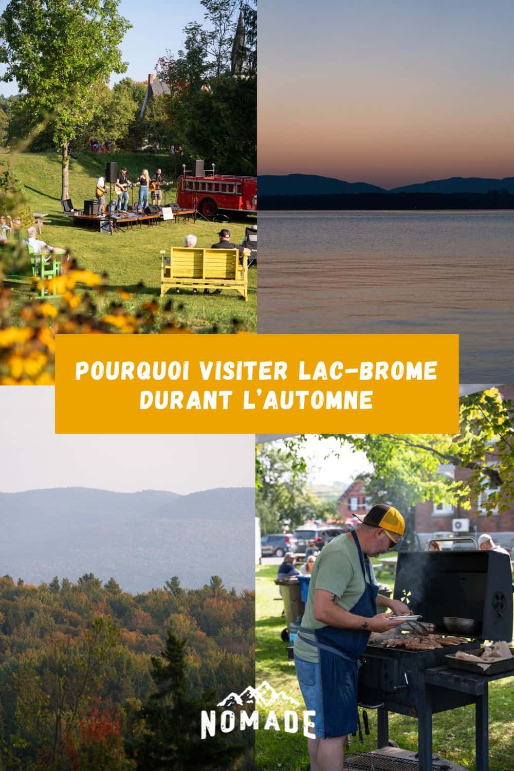 Pourquoi visiter Lac-Brome durant l'automne - Nomade